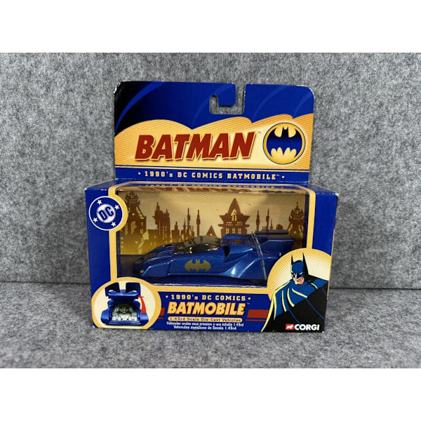 CORGI TOYS 2005 DIECAST 1990's BATMAN DC COMICS BATMOBILE MINT BOXED ...