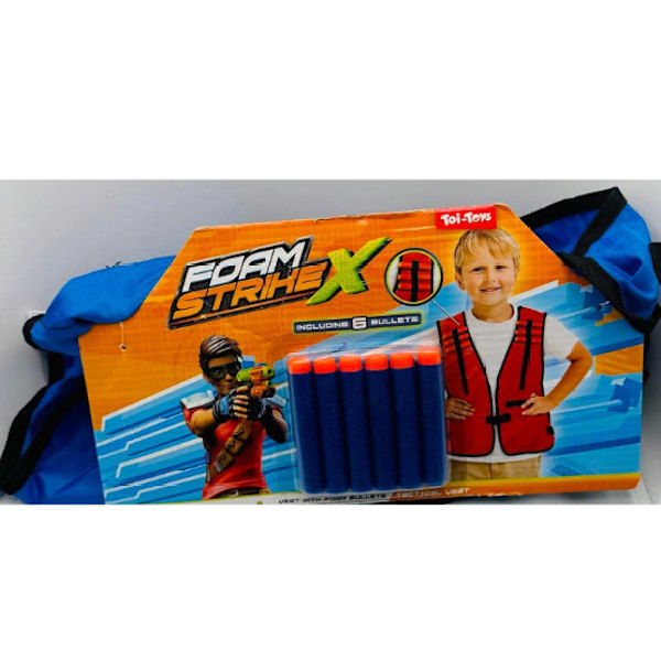 Foam Strike Blaster Toy Gun Soft Foam Darts Safe for Kids Outdoor Fun ...