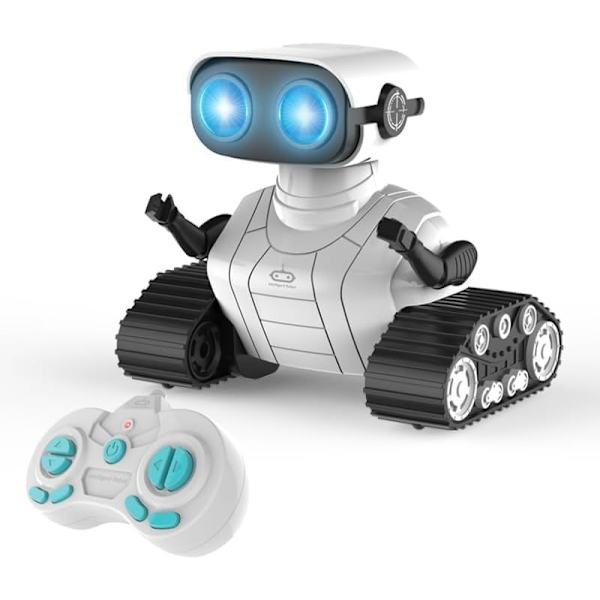 Interactive Smart Robot Toys Rechargeable Remote Control Robot Toy LED ...