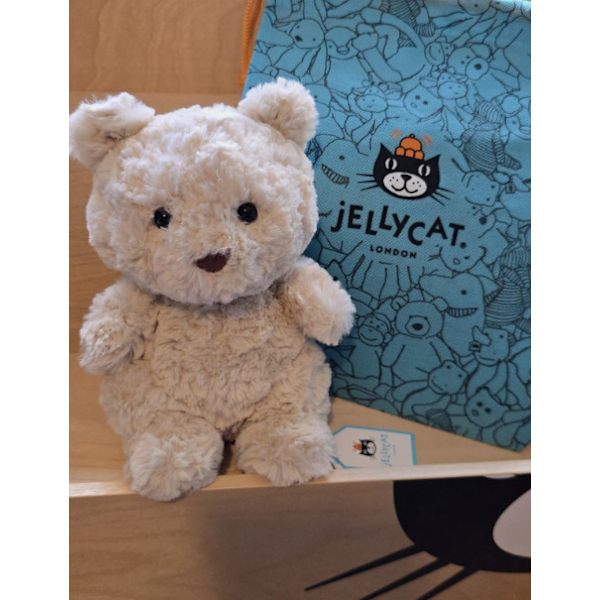 NWT Jellycat Bartholomew Jr Bear Rare Plush with Official Dust Bag ...
