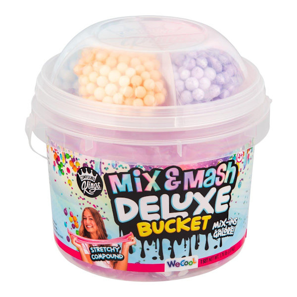 Mix and Mash Bucket Pink and Beads 800g Creative Play Brand New | CDON