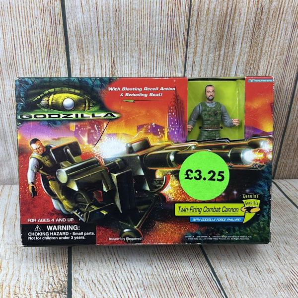 Godzilla Twin Firing Combat Cannon With Godzilla Force Phillipe Vivid ...