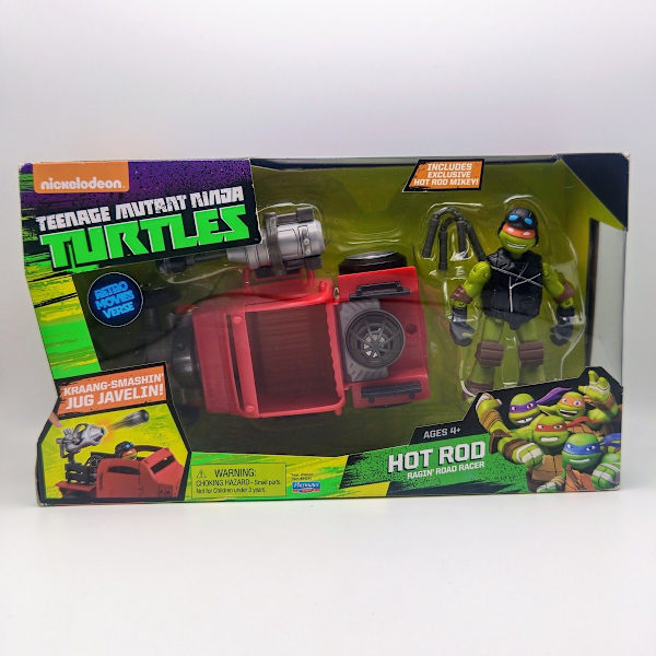 Teenage Mutant Ninja Turtles Hot Rod Michelangelo Figure Ragin Road ...