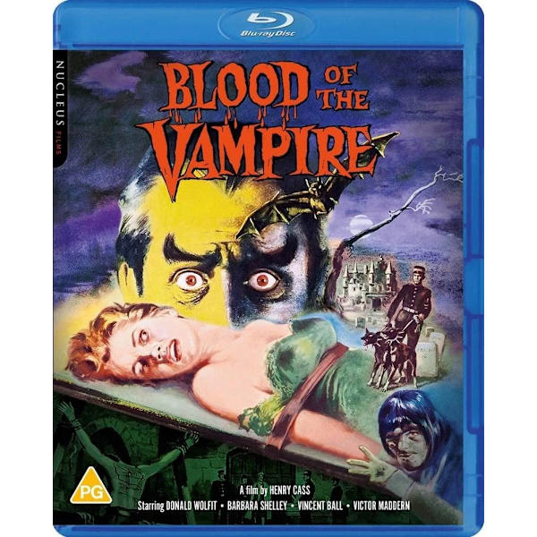 Blood of the Vampire (Bluray) Barbara Shelley Donald Wolfit Vincent ...
