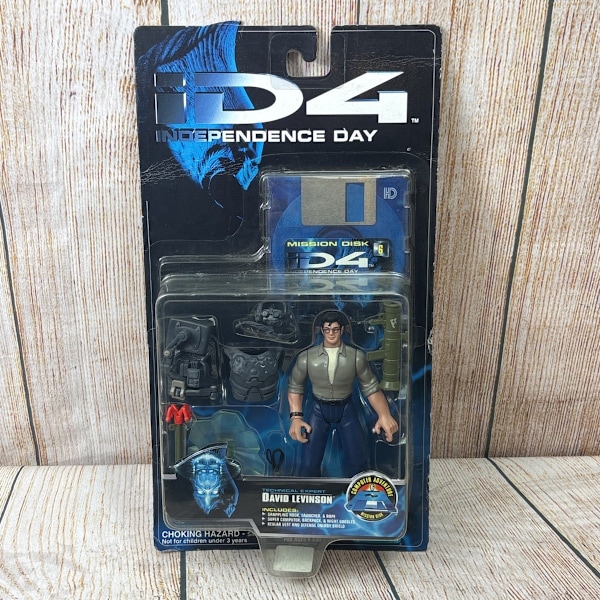 Independence Day ID4 David Levinson Action Figure With Floppy Disc 1996 ...