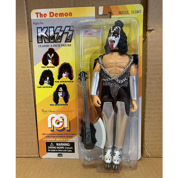 KISS BAND THE DEMON ACTION FIGURE ROCK MUSIC DOLL MEGO Brand New | CDON