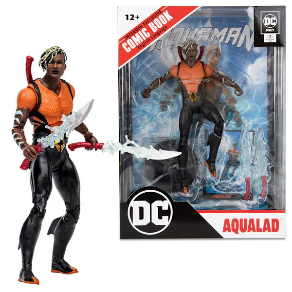 McFarlane Toys DC Direct Page Punchers Aquaman Aqualad 7 Figure + Comic ...
