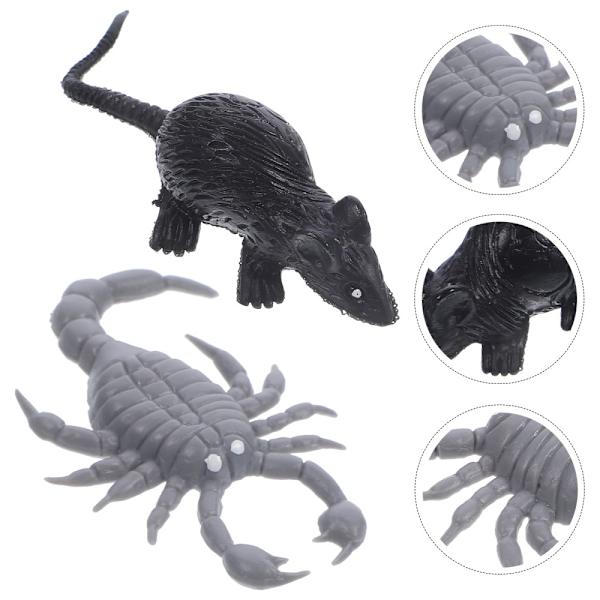 16 pcs Mouse Model Rat Vivid Terror Mice Horrible Gag Prop Decoration ...