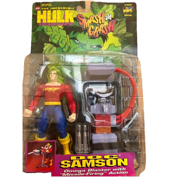 Vintage Marvel Toy Biz Incredible Hulk Series Doc Samson Action Figure ...