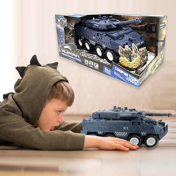 Army Tank Military Vehicle Play Toy With Light Sound Realistic Moving ...