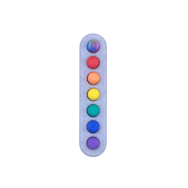 Rainbow Push Button Fidget Toy LGBTQ Pride Autism ADHD Pop It Bubble ...