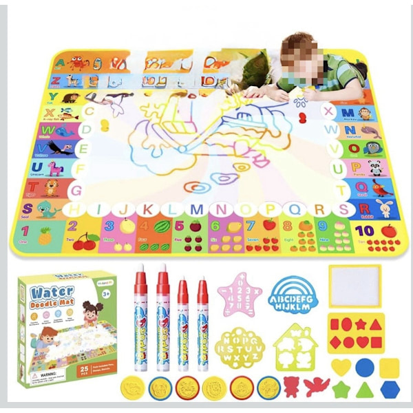 Water Doodle Mat (120 x 90cm), Large Aqua Magic Drawing Mat No Mess ...