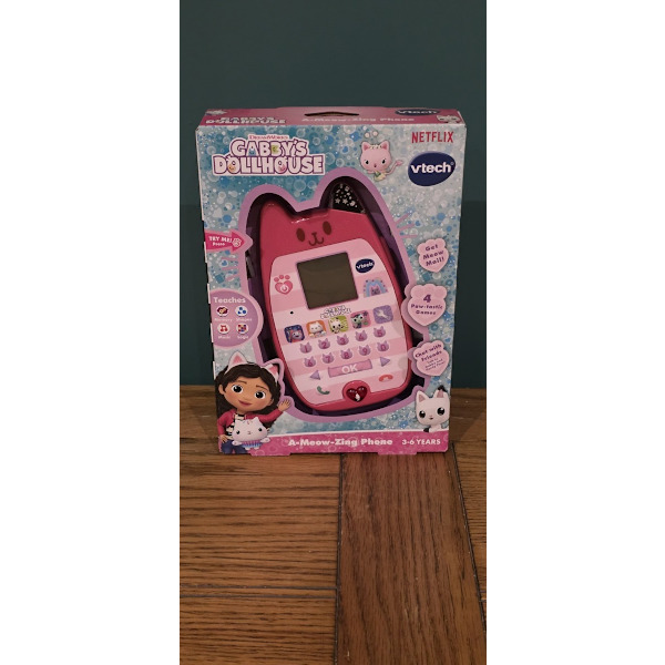 VTech Gabby's Dollhouse A Meow-Zing Phone, Official Toy, Brand New | CDON