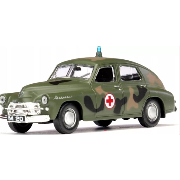 Warszawa M-20 Ambulance Military Polish Vintage Car Model Toy Diecast 1 ...