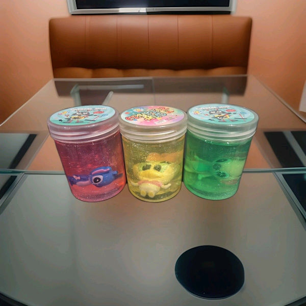 Crystal Mud Slime with toy figure X3 Brand New | CDON