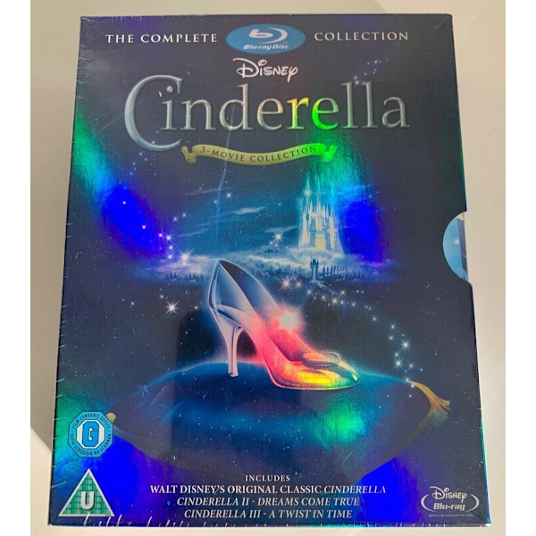 CINDERELLA TRILOGY BLU RAY BOX SET COLLECTION PART 1 2 3 DISNEY Brand ...