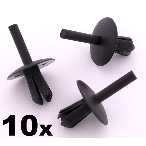 10x Volvo Plastic Trim Clips- For interior and exterior bumpers, panels ...