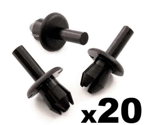 20x VW Bumper, Splash Guard, Sill & Wheel Arch Lining Plastic Rivet ...