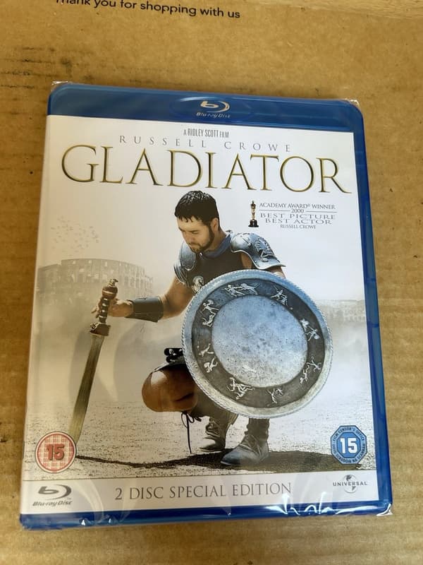 Gladiator 2 Disc Special Ed Blu Ray Russell Crowe Ridley Scott Brand ...