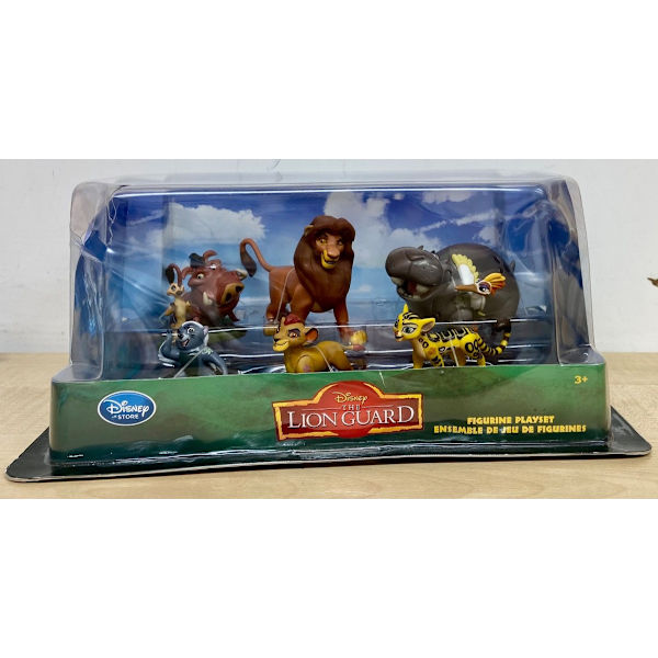 Disney Store: Set of Lion Guard figures inc Simba, Kion, Pumba, Timon ...