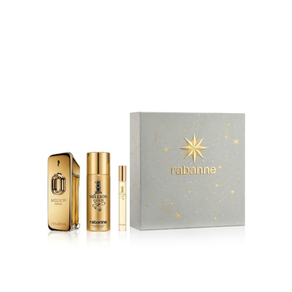 Rabanne Million Gold EDP Intense 100 ml + EDT mini 10 ml + Deo Spray ...