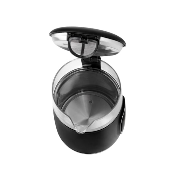 Adler AD 1305BS, 1,7 l, 2200 W, Svart, Transparent, Silver, Glas, Plast ...
