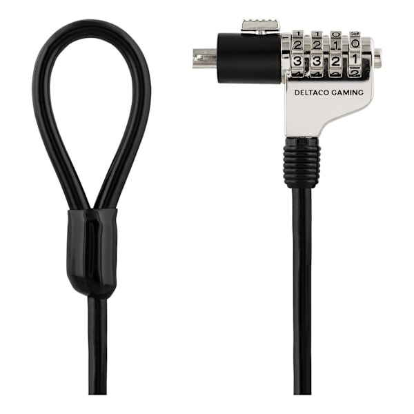 GAMING Wire Combination Lock, 4-Digits, 1.8m | CDON