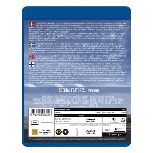 Captain Fantastic (2016) (Blu-Ray) | CDON