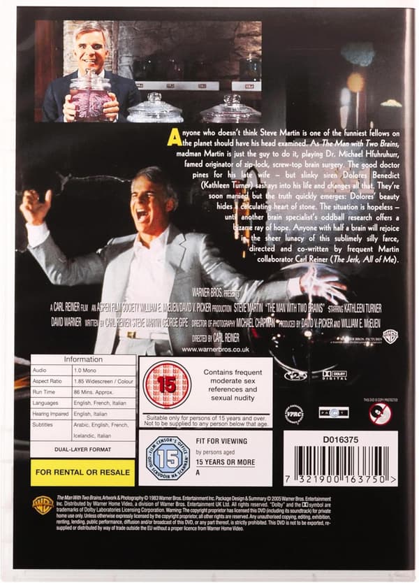 The Man with Two Brains (1983) (DVD) | CDON