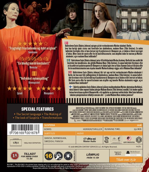 Suspiria (2018) (Blu-Ray) | CDON