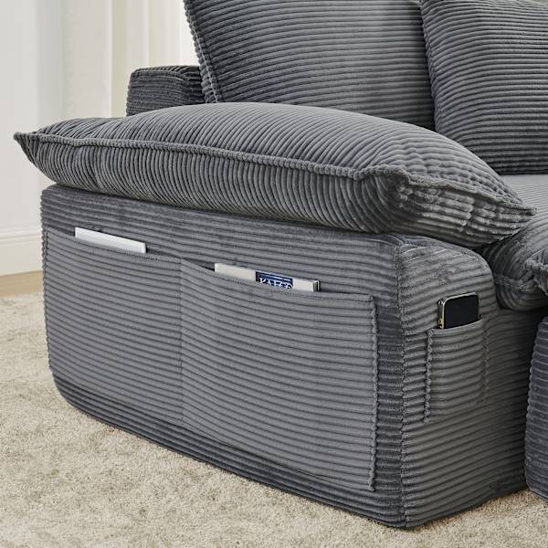 Benfri 2-sits soffa (ingen montering krävs) – Mjukt vadderad molnsoffa ...