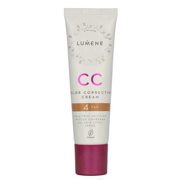 Lumene CC Color Correcting Cream SPF20 30 ml #4 Tan | CDON