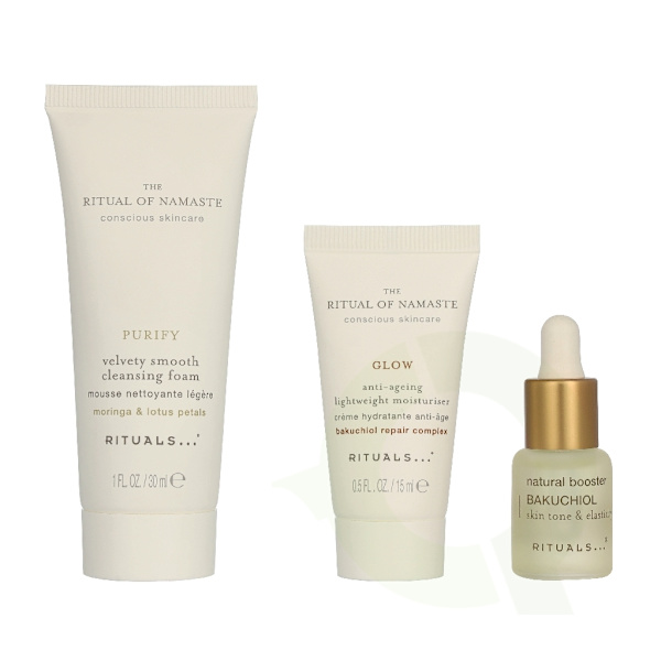 Rituals Namaste Set 51.5 ml Velvety Smooth Cleansing Foam 30ml/Anti ...