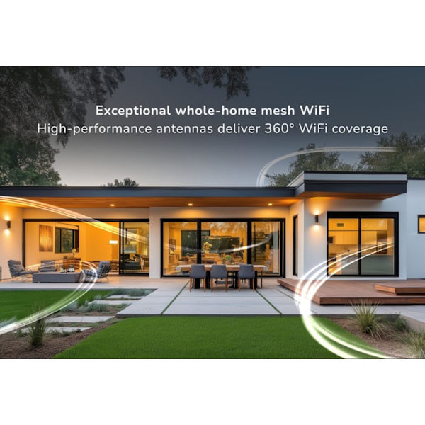 Netgear Router Orbi 370 Series Dual-Band WiFi 7 Mesh 2-Pack NETGEAR | CDON