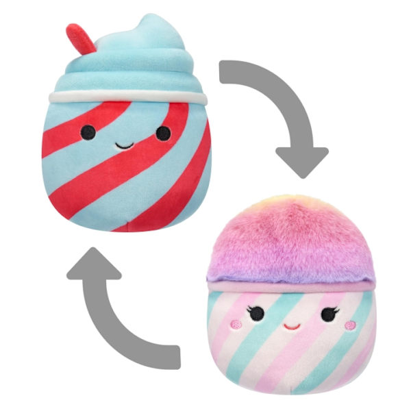 Squishmallows 13 cm P18 Plush - Flip A Mallows - Tucker och Bevin | CDON