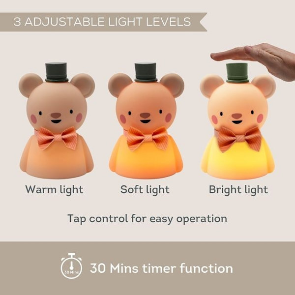 TAF 13685 Night Light - Little Bear | CDON