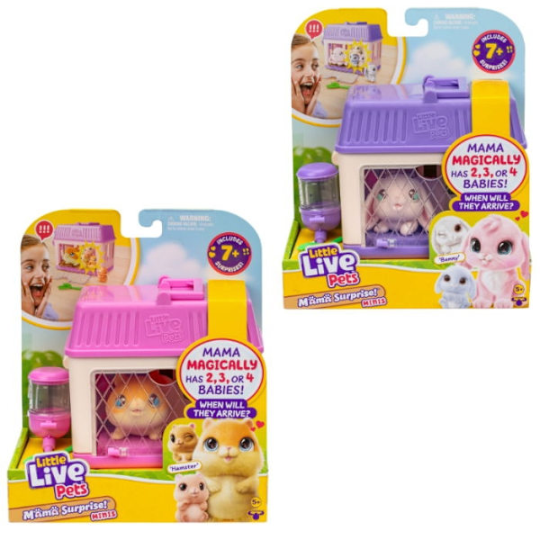Little Live Pets Mama Surprise Mini Hamster eller Bunny, 1 st | CDON
