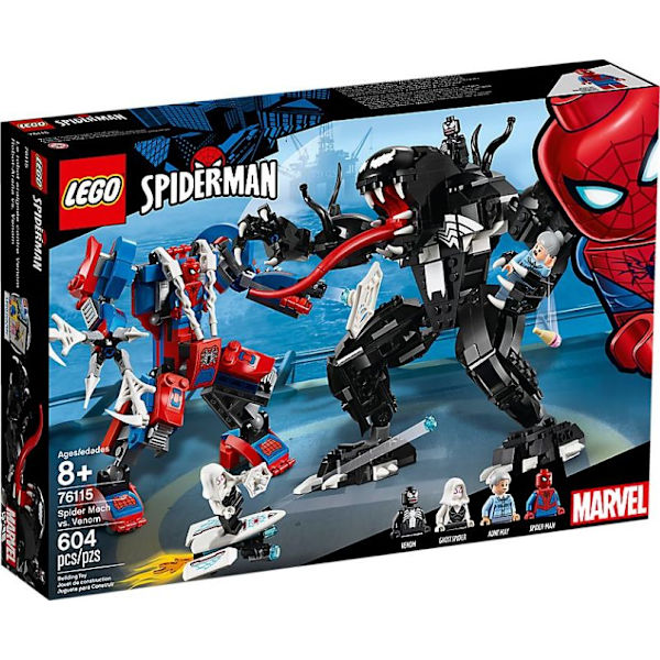 LEGO Marvel Spider-Man Spider Mech vs. Venom (76115) | CDON