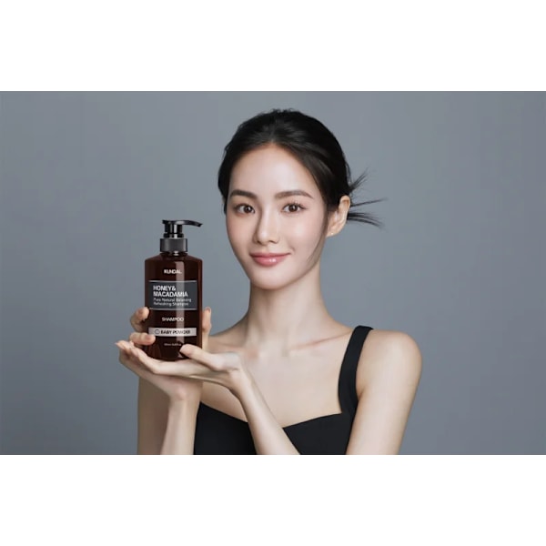 Naturligt schampo för torrt och skadat hår KUNDAL Honey & Macadamia ...