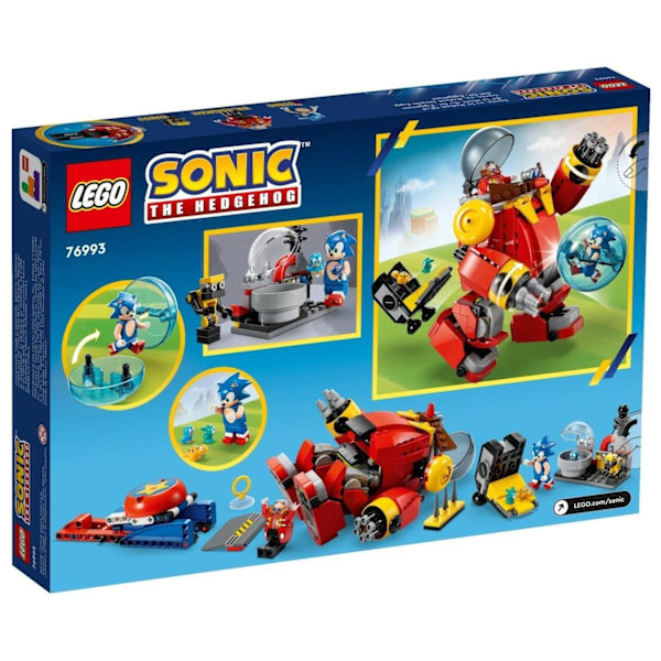 LEGO Sonic the Hedgehog 76993 Sonic mot Dr Eggman och Death Eggs robot ...