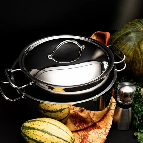 Rostfri kastrull med lock TOM-GAST EXCLUSIVE 2,2 l | CDON