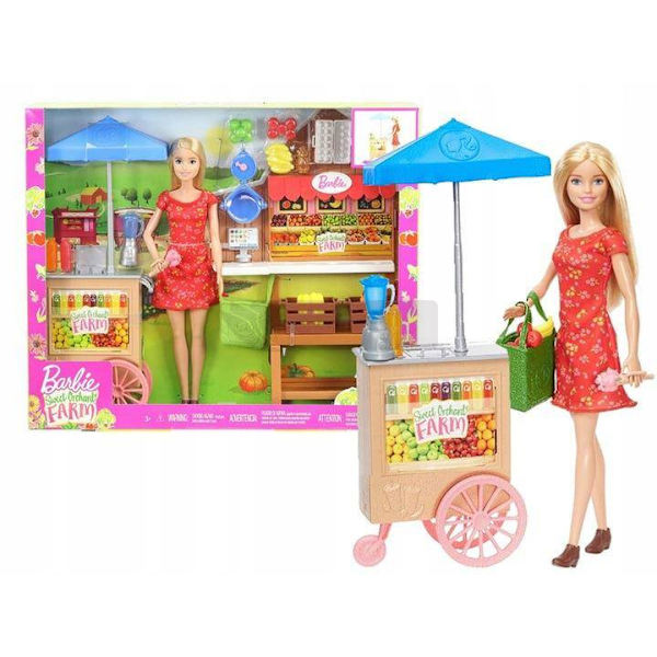 Barbie docka butik stånd GJB65 | CDON