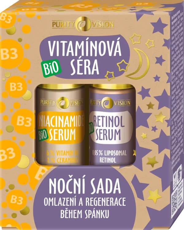 Purity Vision BIO Vitamin serums presentförpackning för natten | CDON