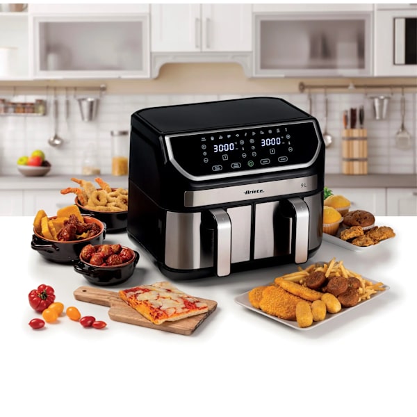 Ariete Dual Metal Airfryer 4625/00 2100W 9l | CDON