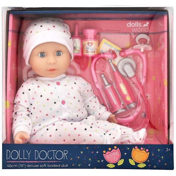 Docka DOLLS WORLD Dolly Doctor 016-78502 | CDON