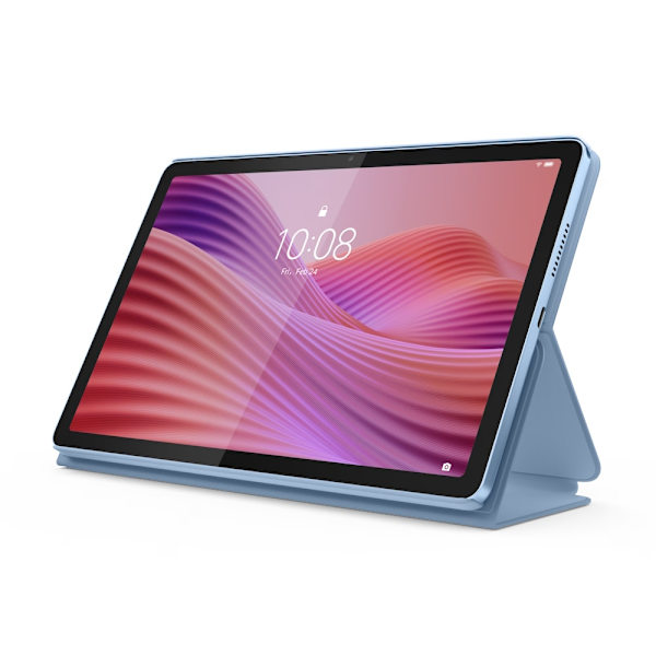 Lenovo Tab ZAEH 128GB + Folio Case - Blå | CDON