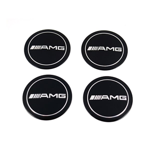 Mercedes AMG 56,5mm hjulnav emblem till fälgar och centrumkåpor 4-pack ...