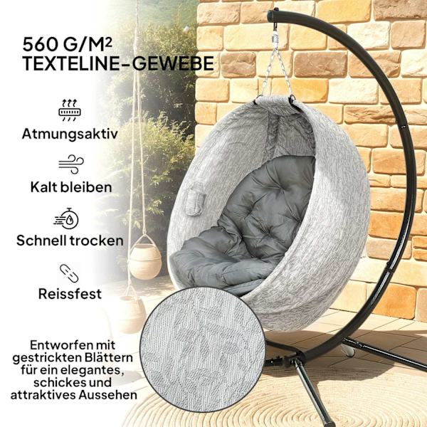 Rootzin munanmuotoinen roikkuva korituoli - roikkuu tuoli ...