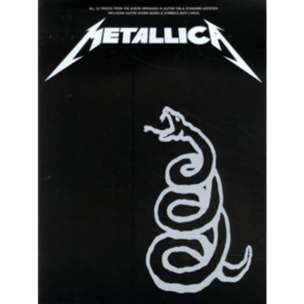 Metallica Black album gtr tab | CDON