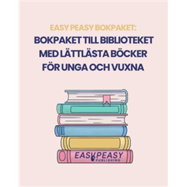 Bokpaket till biblioteket med lättlästa böcker för unga och vuxna | CDON